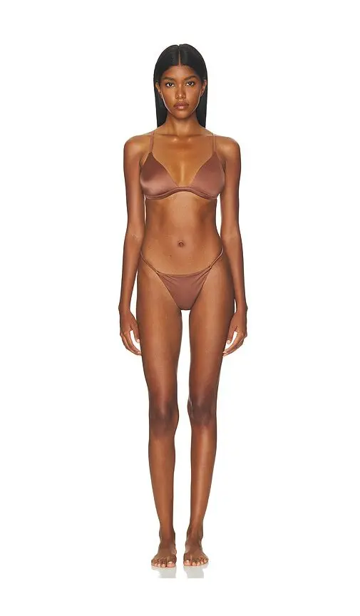NEGATIVE UNDERWEAR Glac? Mini Bra In Brown