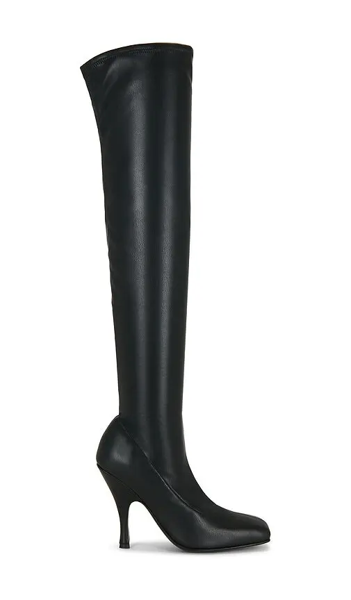 GIA BORGHINI Lea Over The Knee Boot In - Black