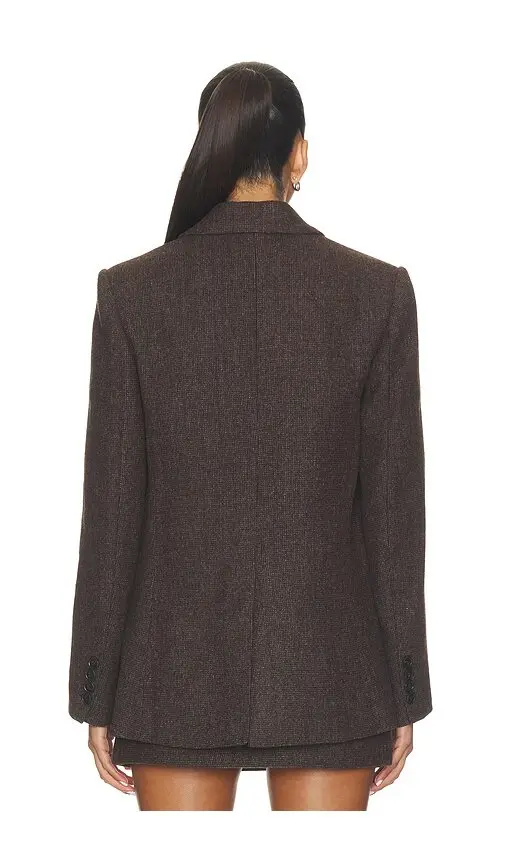 ELODIE THE LABEL Perrin Wool Blend Blazer