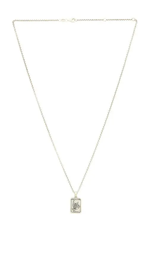 SERGE DENIMES Protect Necklace In Metallic