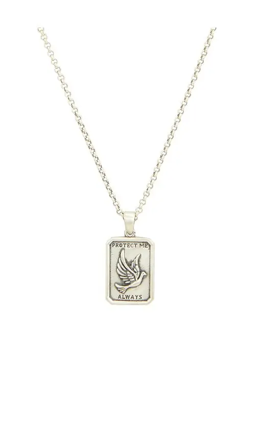 SERGE DENIMES Protect Necklace In Metallic