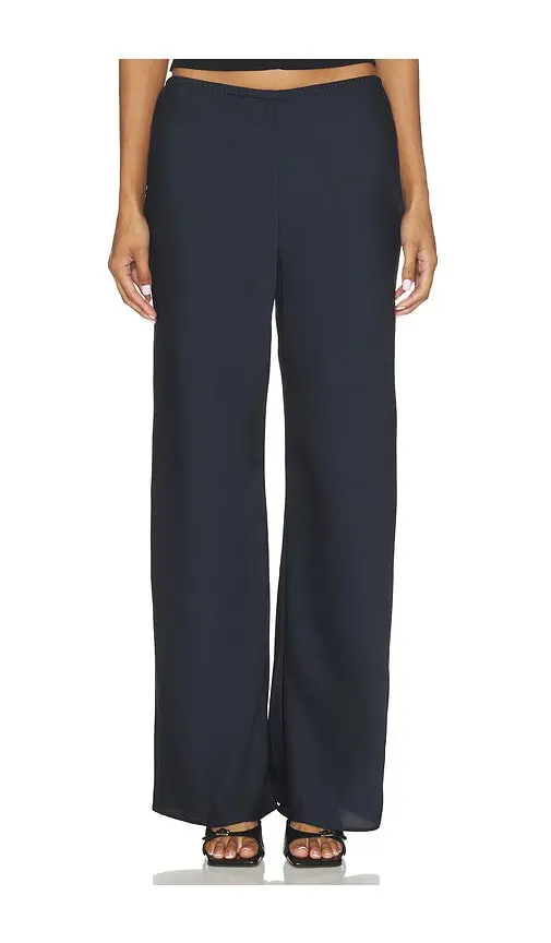 ELODIE THE LABEL Row Satin Pant