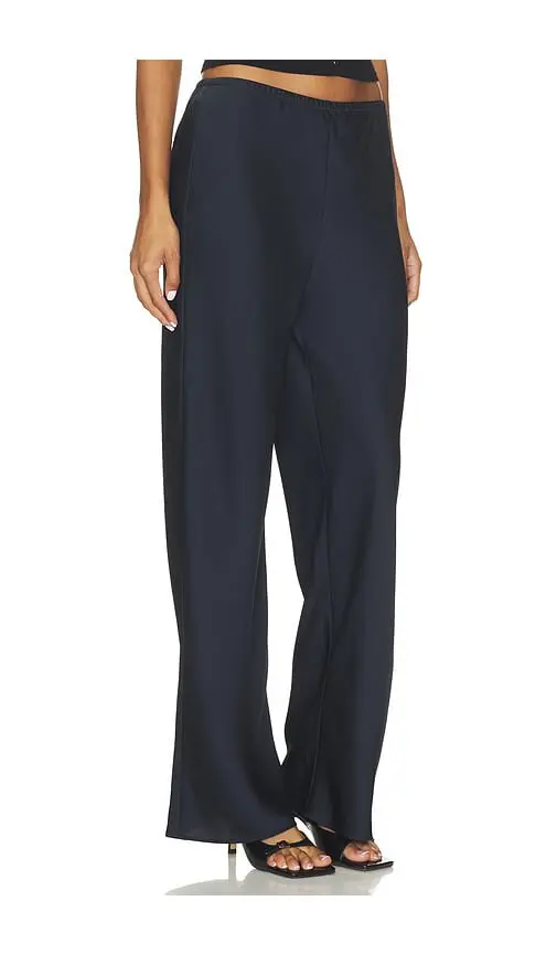ELODIE THE LABEL Row Satin Pant