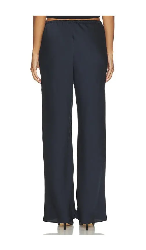 ELODIE THE LABEL Row Satin Pant