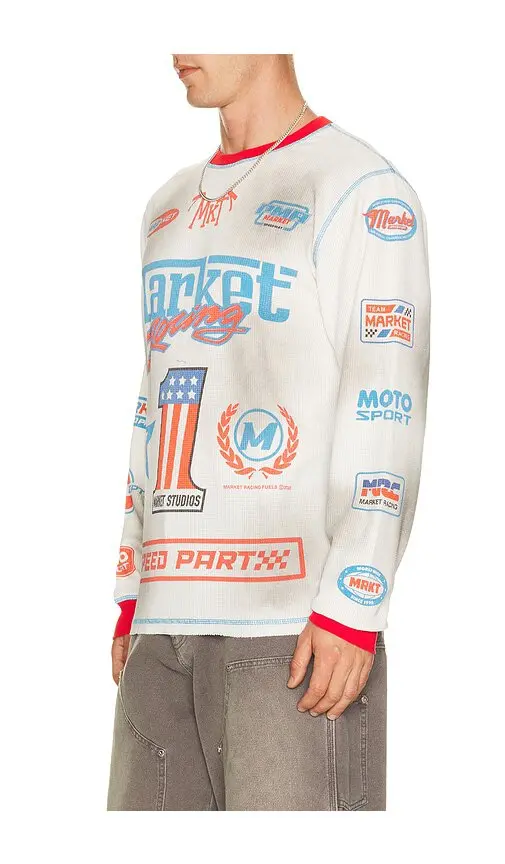 MARKET Speed Part Thermal Long Sleeve Tee