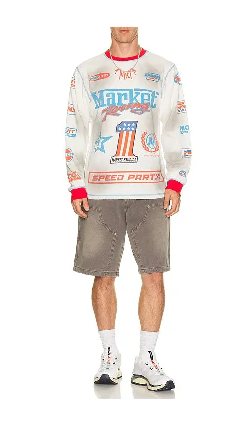 MARKET Speed Part Thermal Long Sleeve Tee