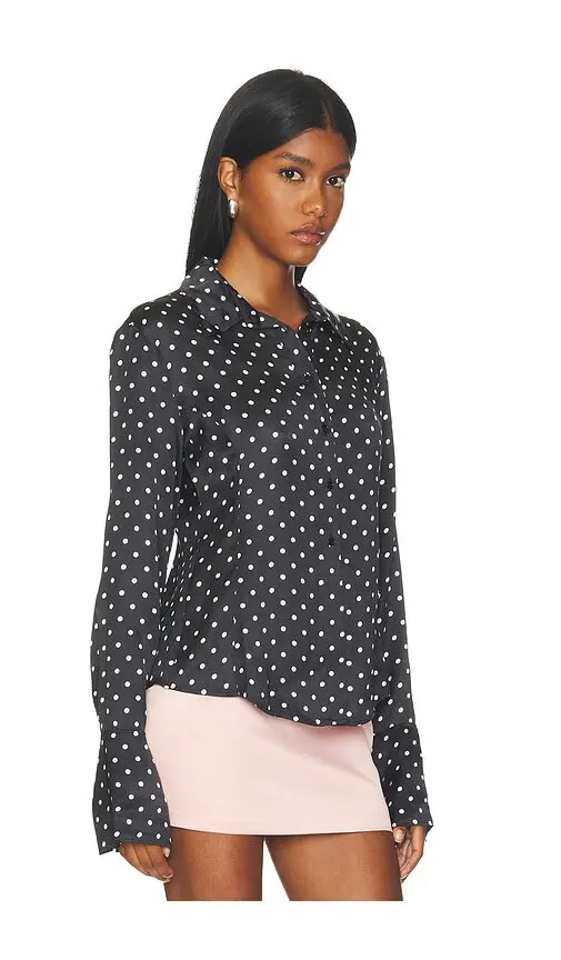 GUIZIO Bianca Top In Black
