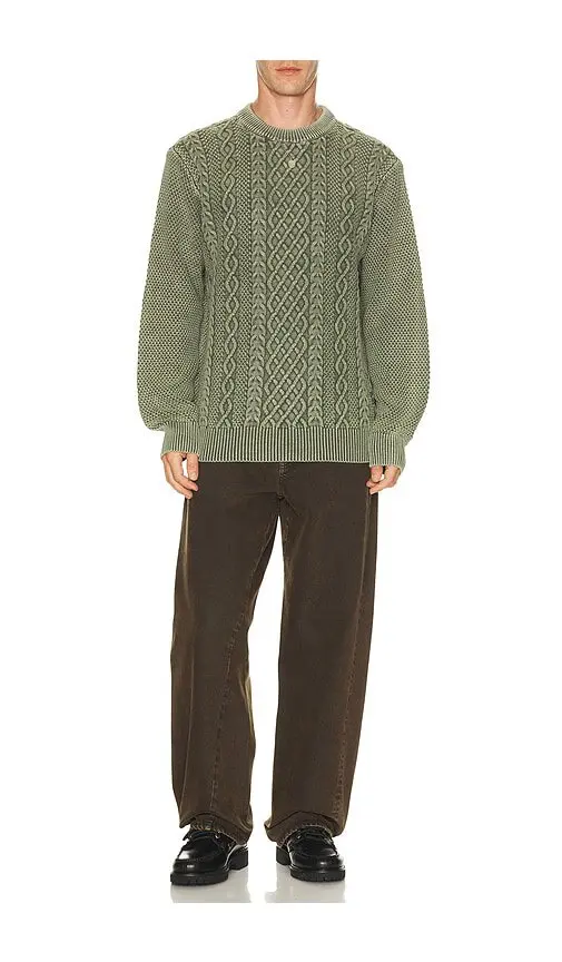 DARK SEAS Big Sur Sweater In Green