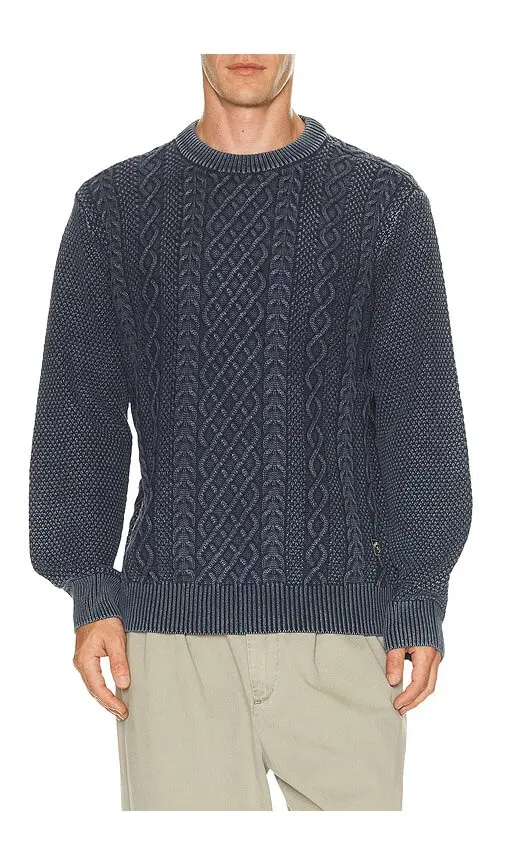 DARK SEAS Big Sur Sweater In Blue