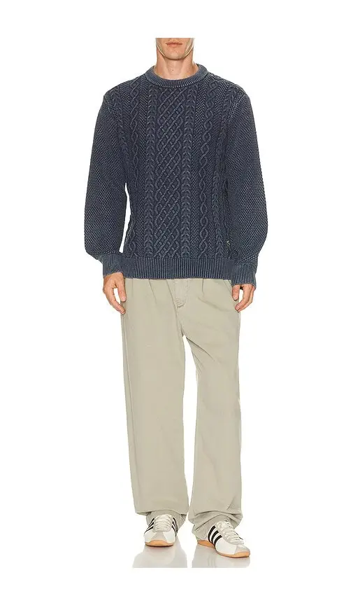 DARK SEAS Big Sur Sweater In Blue