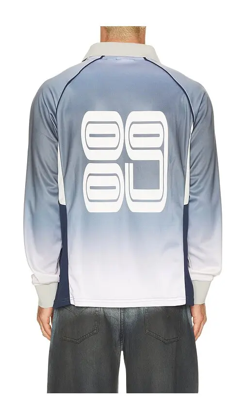 Obey Spectrum 89 Long Sleeve Jersey In Blue