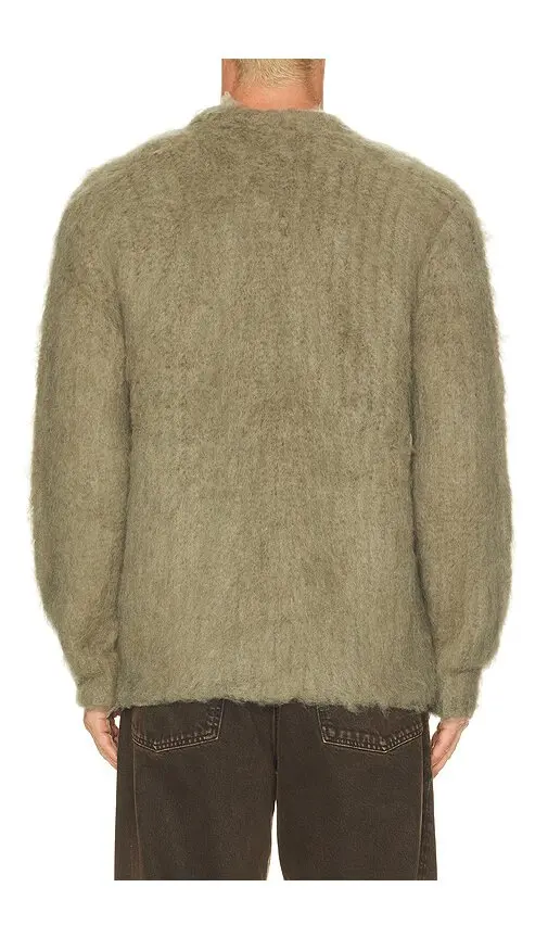 Obey Patron Cardigan In Brown