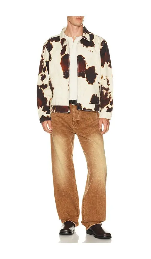 Obey Workshop Jacket In Brown