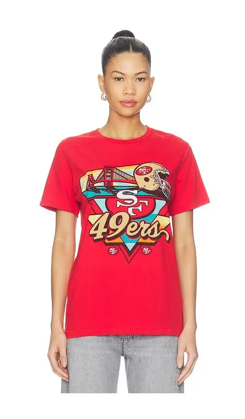 Junk Food 49ers City Edition Vintage Tee In Red