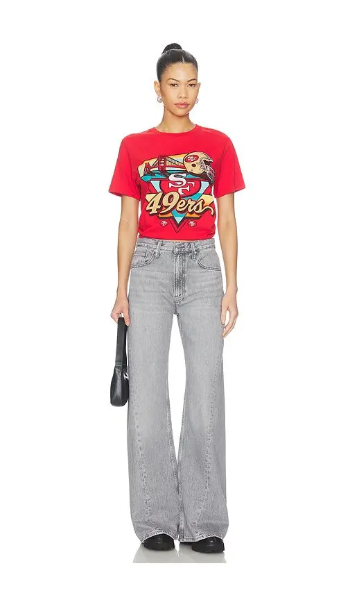 Junk Food 49ers City Edition Vintage Tee In Red