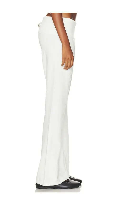 RUNAWAY THE LABEL Monisha Foldover Flare Knit Pant