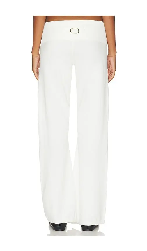 RUNAWAY THE LABEL Monisha Foldover Flare Knit Pant