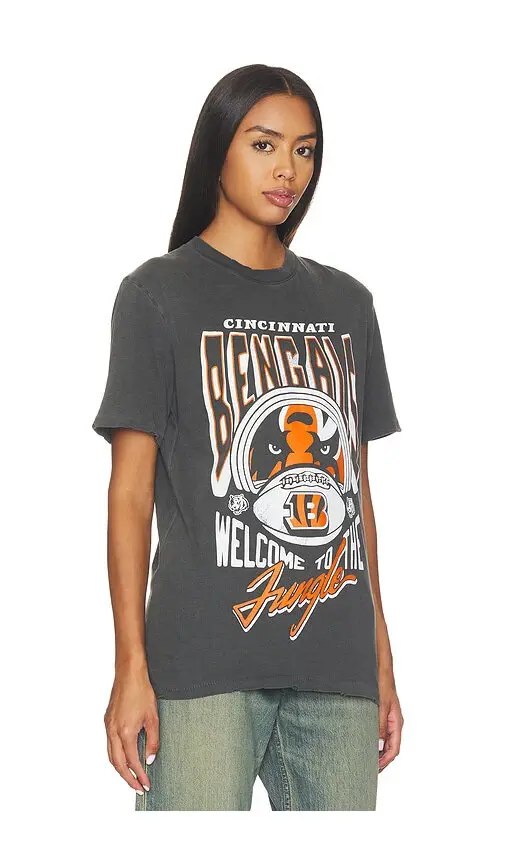 Junk Food Bengals City Edition Vintage Tee In Black