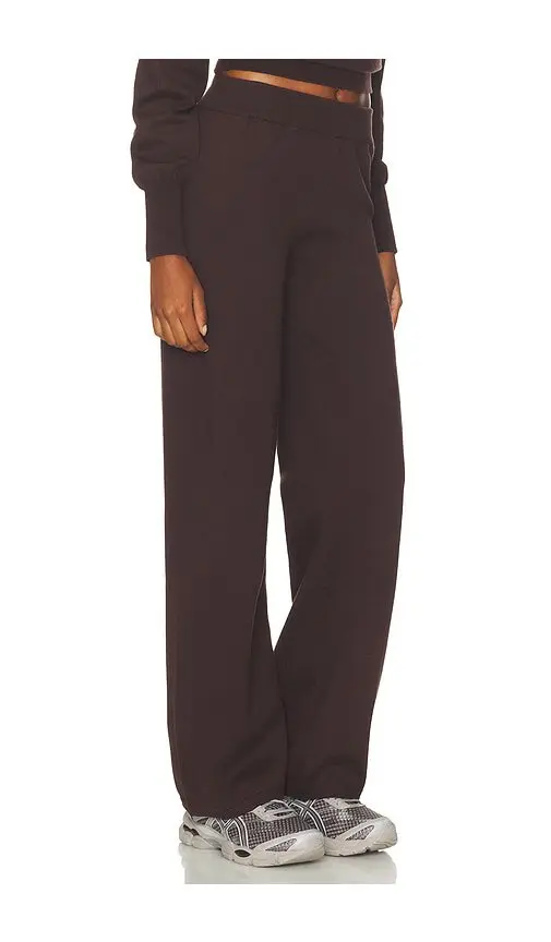 RUNAWAY THE LABEL Heather Wide Leg Knit Pant
