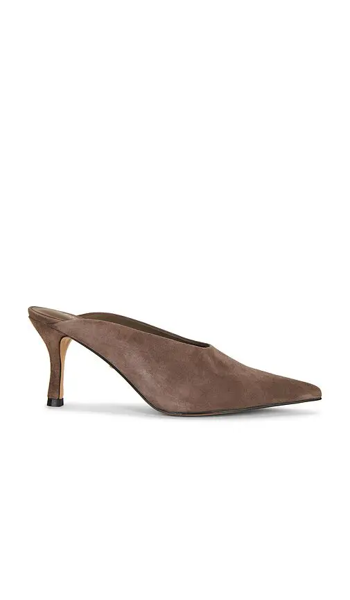 Raye Lara Mule In Grey - Dark Grey