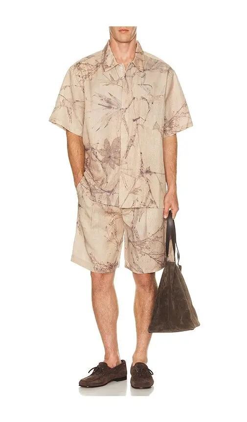 FENG CHEN WANG Printed Plant Dye Shirt
