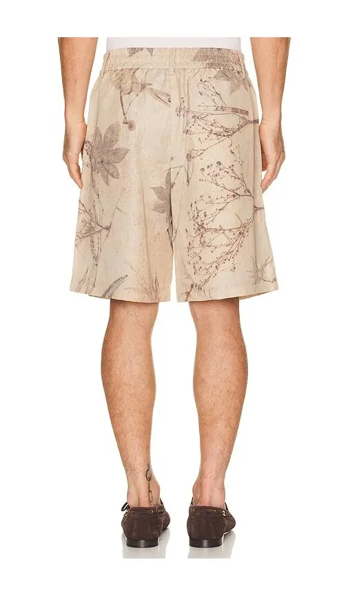 FENG CHEN WANG Printed Plant Dye Shorts