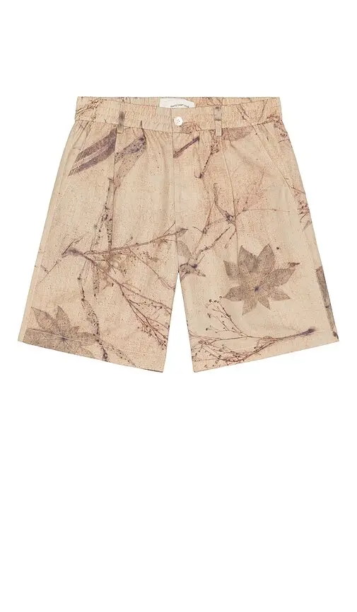 FENG CHEN WANG Printed Plant Dye Shorts