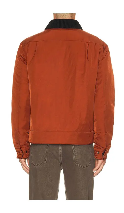 Fred Perry Nylon Caban Jacket In Red