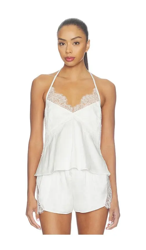 KAT THE LABEL Milly Camisole Top - Ivory