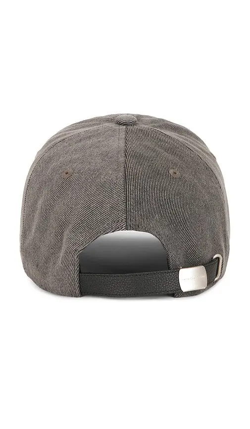 FENG CHEN WANG Denim Spliced Baseball Cap