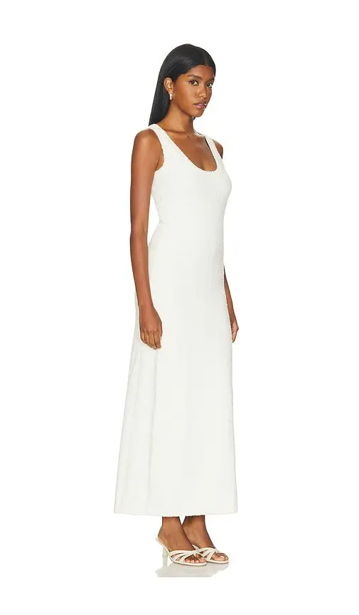 SEVEN WONDERS Rozza Tank Knit Maxi Dress In White