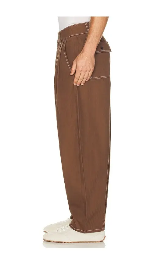 MALBON Station Pant In Brown