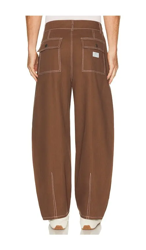 MALBON Station Pant In Brown
