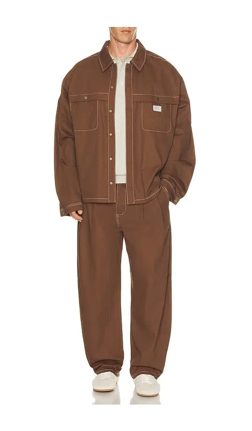 MALBON Station Pant In Brown