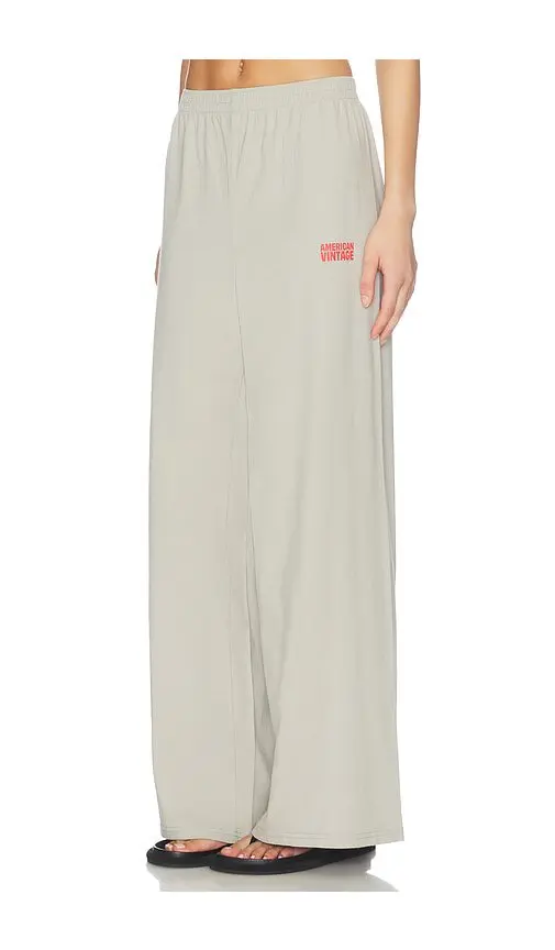American Vintage American Gixy Sweatpant In Tan