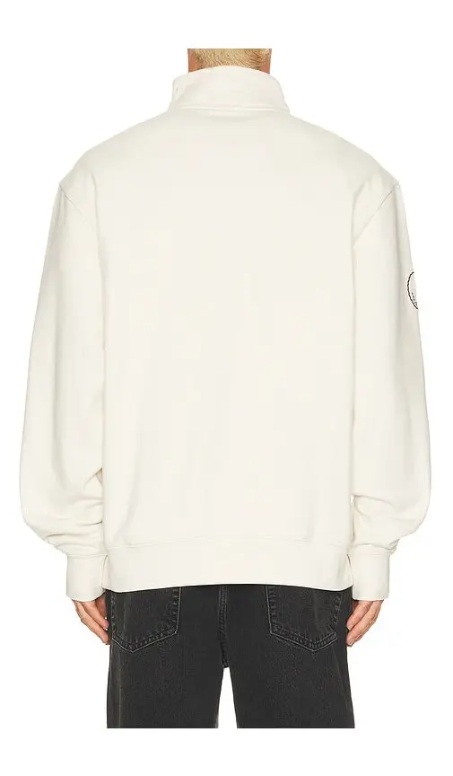 MALBON Collegiate Sweatshirt In White