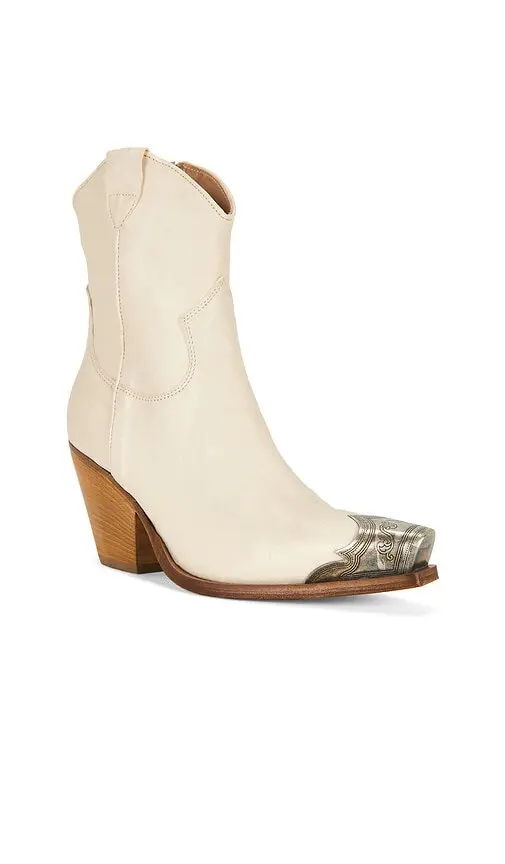 Free People Brayden Western Boot In Beige