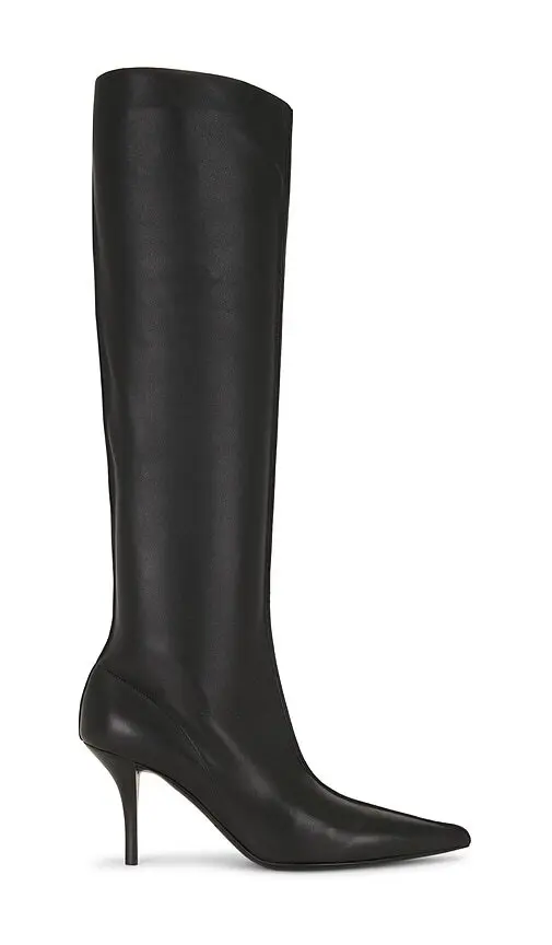 Magda Butrym Leather High Boot - Black