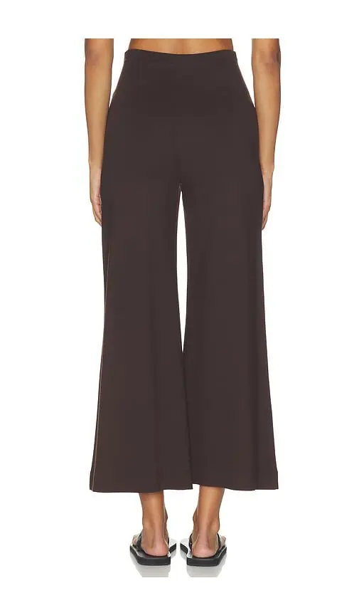 RIPLEY RADER Ponte Knit Cropped Wide Leg Pant