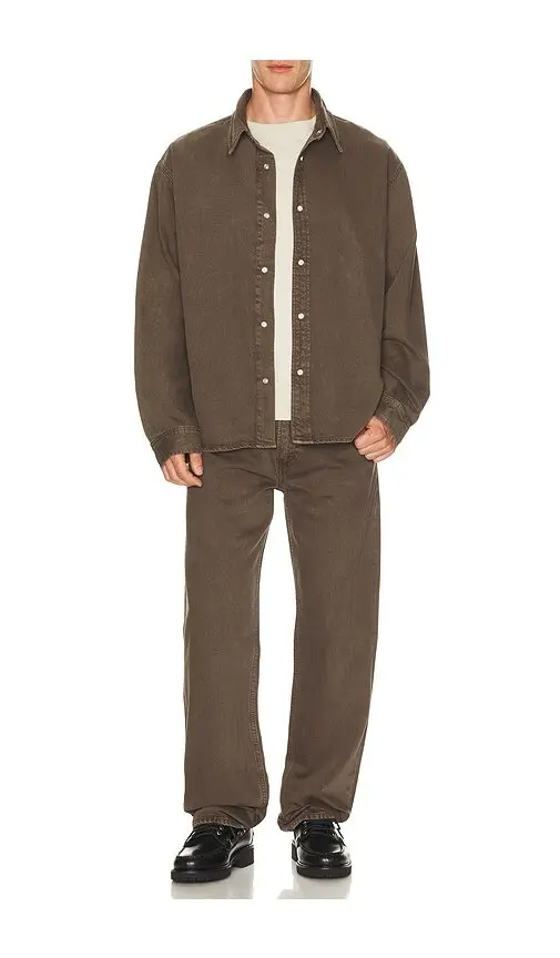 FRAME Relaxed Jean In Brown - Brownstone