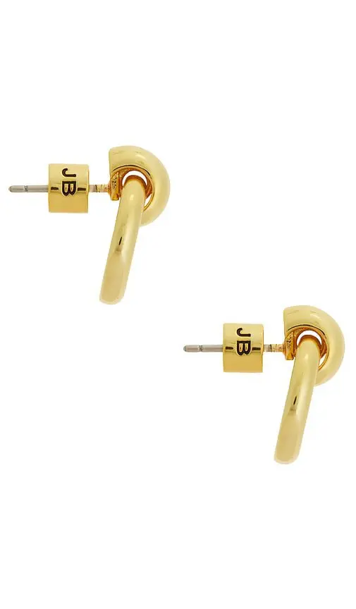 Jenny Bird Mini Puffy Faye Knockers Earrings In Metallic - Gold