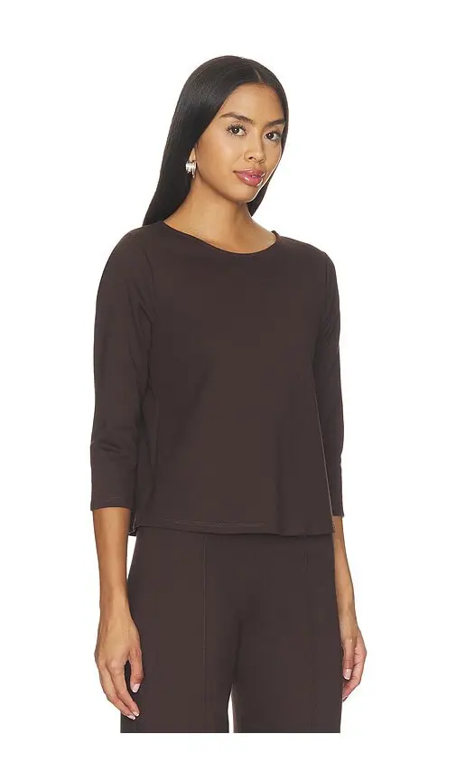 RIPLEY RADER Ponte Knit 3/4 Sleeve Top