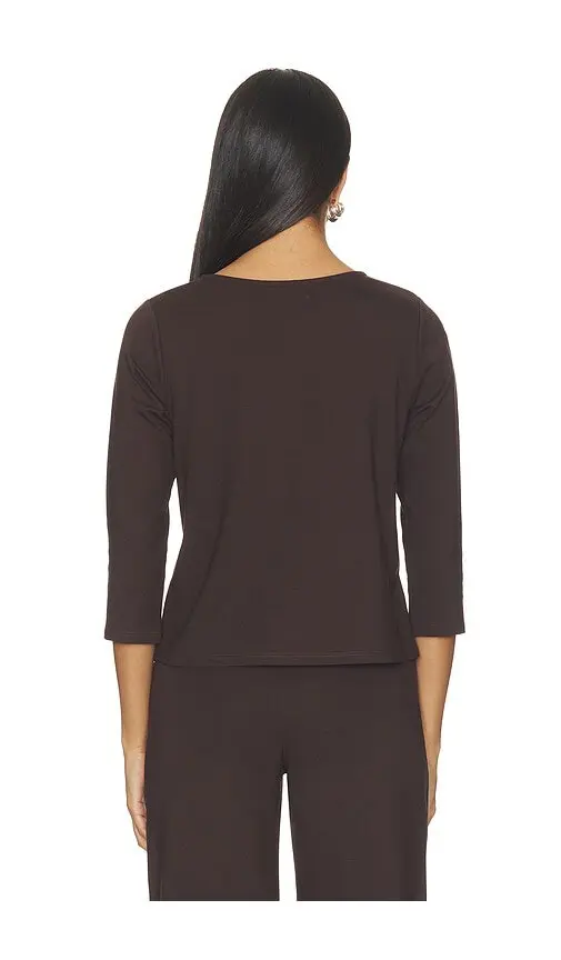 RIPLEY RADER Ponte Knit 3/4 Sleeve Top