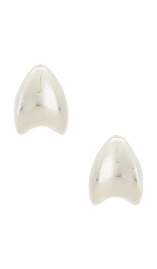 Jenny Bird Mini Paige Puffs Earrings In Metallic - Silver