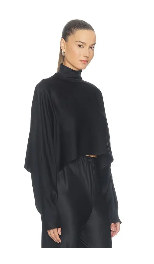 Lapointe Satin Caftan Top