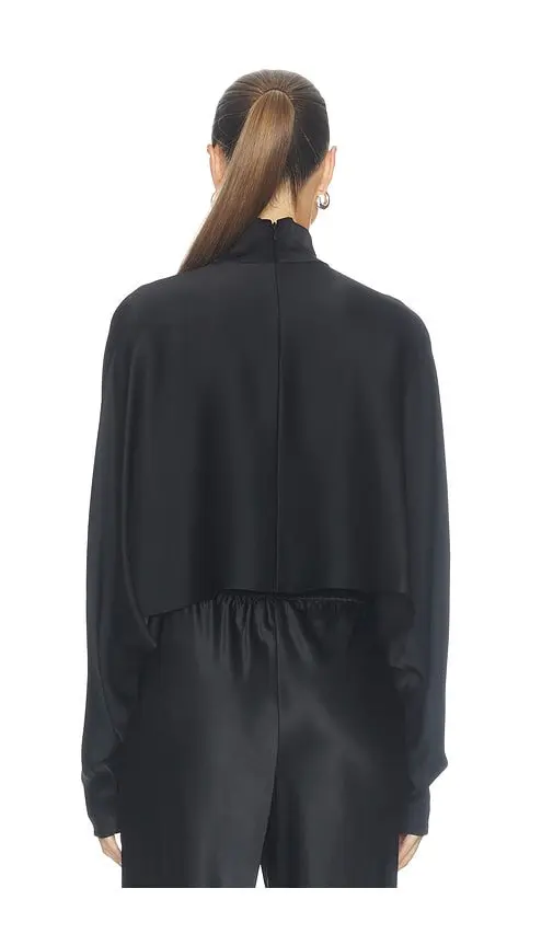 Lapointe Satin Caftan Top