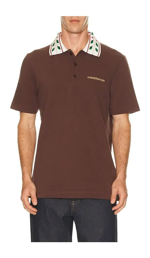Casablanca Laurel Pique Polo