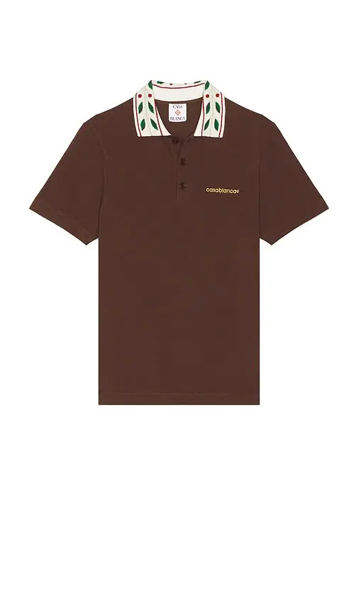 Casablanca Laurel Pique Polo