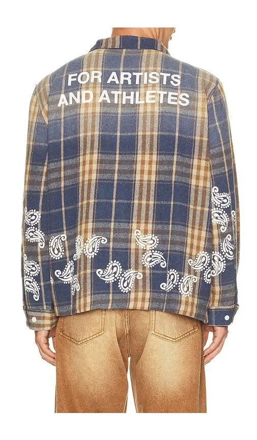 RYOKO RAIN Plaid Paisley Flannel In Multi