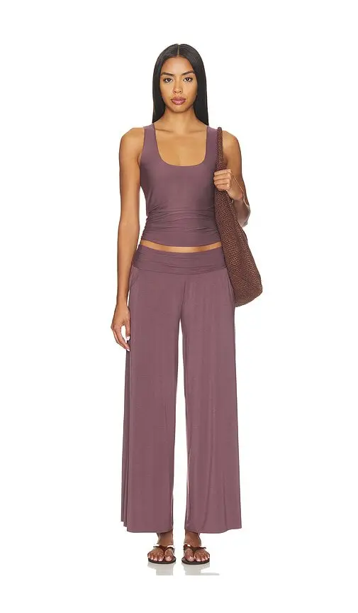 Commando Butter Tank In Burgundy - Mink